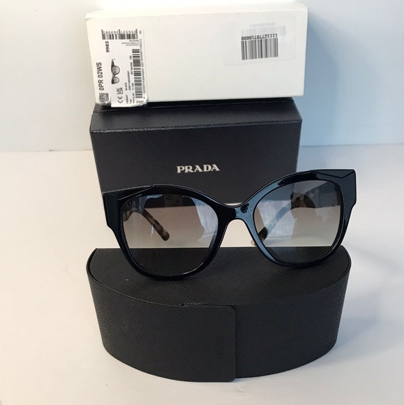Prada | Accessories | Authentic New Prada Sunglasses Model Pr2ws Black ...